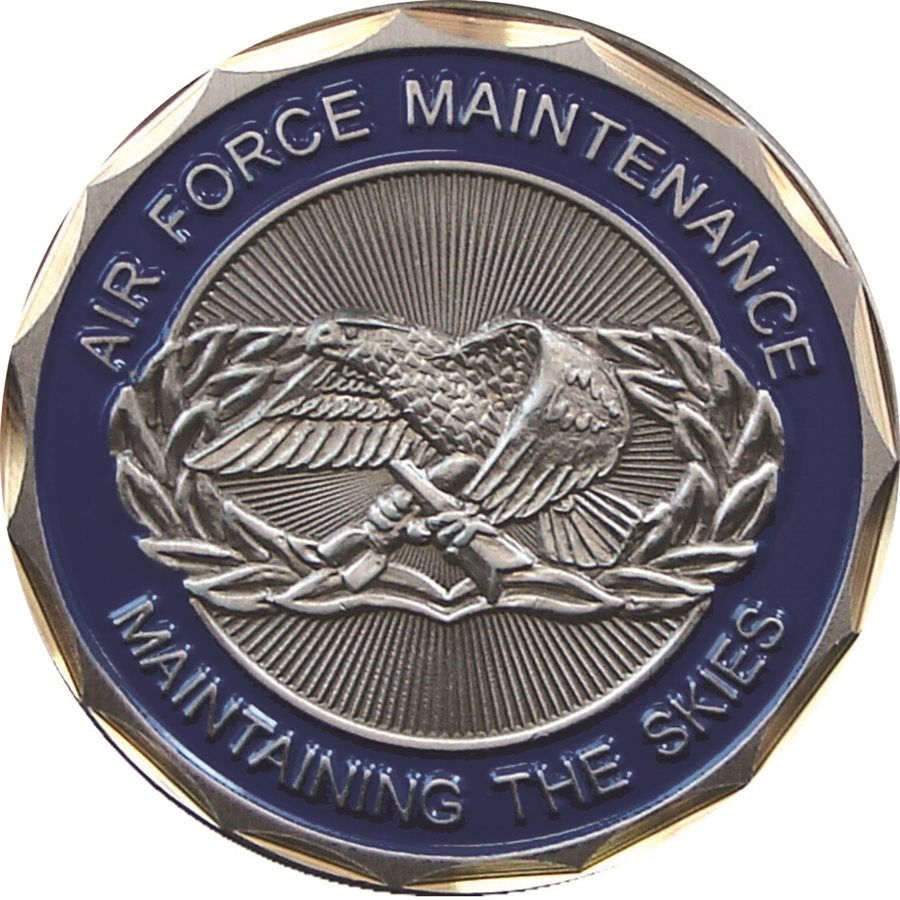 USAF Maintenance Challenge Coin | Diary DD