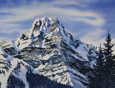 Howse Peak - Original Watercolor | Olinger Art