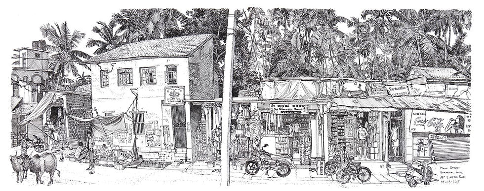 Stuart Meyer-Plath Australian artist India pen drawings artwork sketch