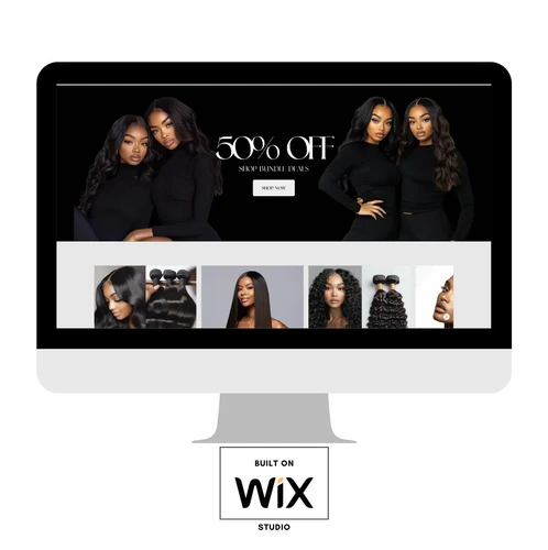 Hair Extension Website Template 3 | WixFresh