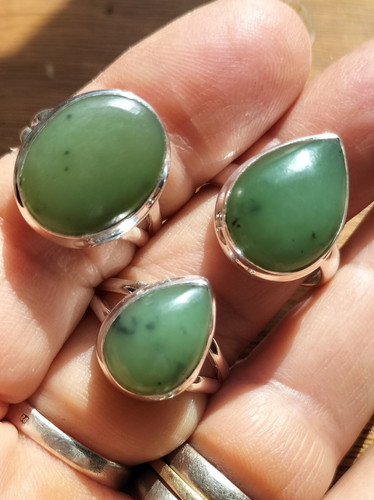 Jade rings | Lotus Lane