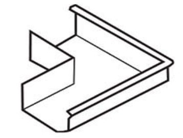 High Front Quad 150mm Gutter Mitre Colorbond® | Handy Roofing