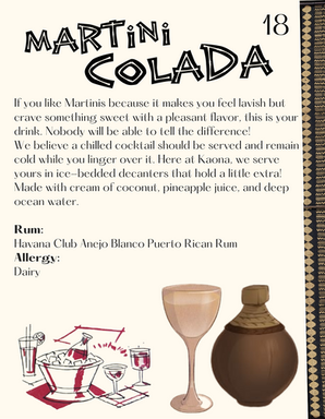 COCKTAILS | Kaona Room