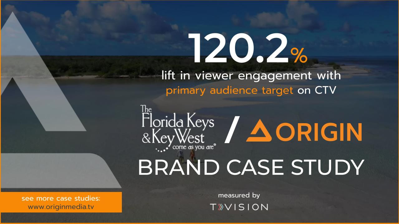 Origin Travel CTV Case Study | Florida Keys & Key West