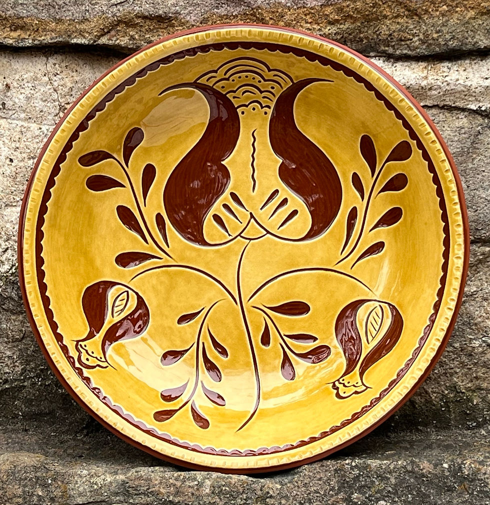 Bowls | Pennsylvania Redware | Sgraffito | Wilz Pottery