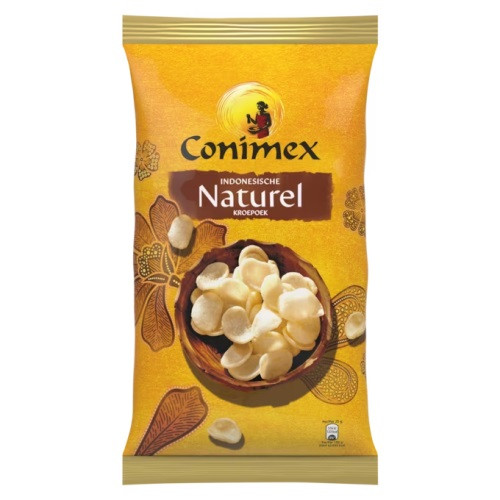 CONIMEX ( Kroepoek Naturel ) Regular Shrimp Crackers Pre-Fried 73g ...
