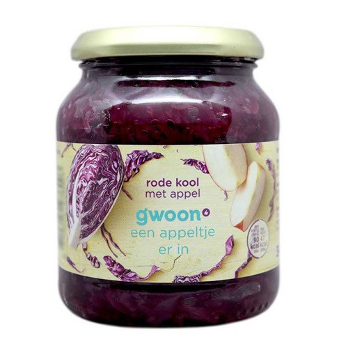GWOON Red Cabbage with Apple ( Rode Kool met Appel ) Jar 720gr ...