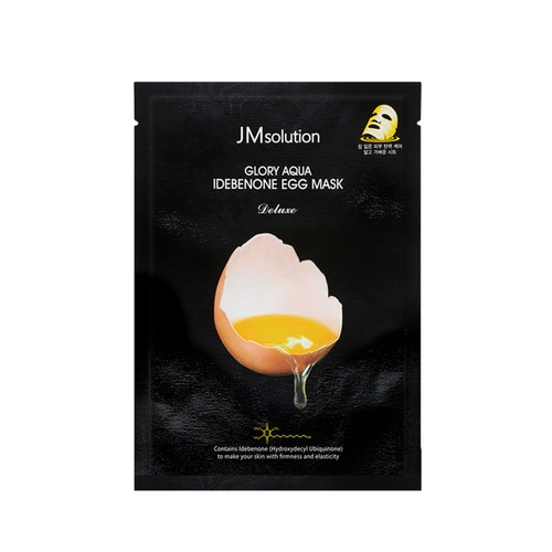 韩国 JM SOLUTION肌司研 鸡蛋滋养提亮补水面膜 1pcs JM SOLUTION Glory Aqua Idebenone Egg ...