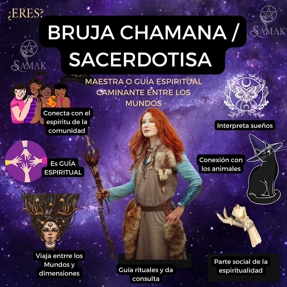 BRUJA CHAMANA/ SACERDOTISA