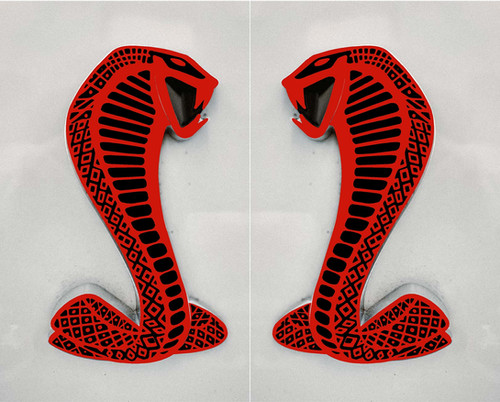 Printed 2007-14 GT500 Fender Emblem Overlays | Qspek Vinyl LLC