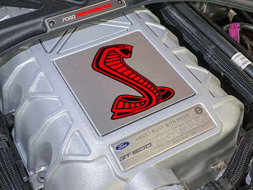 GT500 Supercharger Snake Overlay | Qspek Vinyl LLC