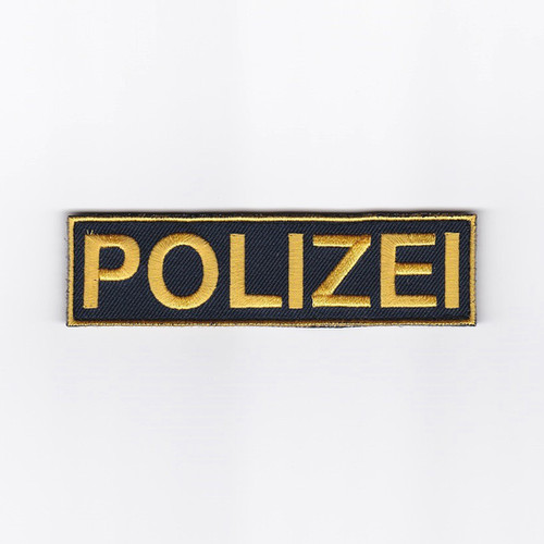 Polizei (AEG) Schriftzug Textil Patch | Patch Support