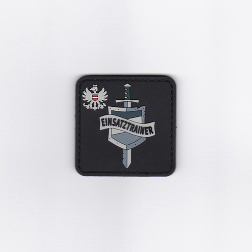 Einsatztrainer Quadrat Rubber Patch | Patch Support