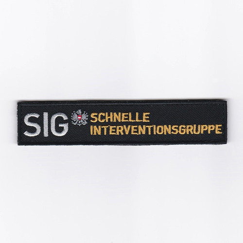 SIG Schriftzug V1 Textil Patch | Patch Support