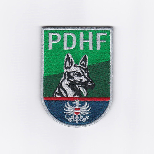 Diensthunde PDHF V1 Textil Patch | Patch Support