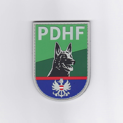 Diensthunde PDHF V2 Rubber Patch | Patch Support