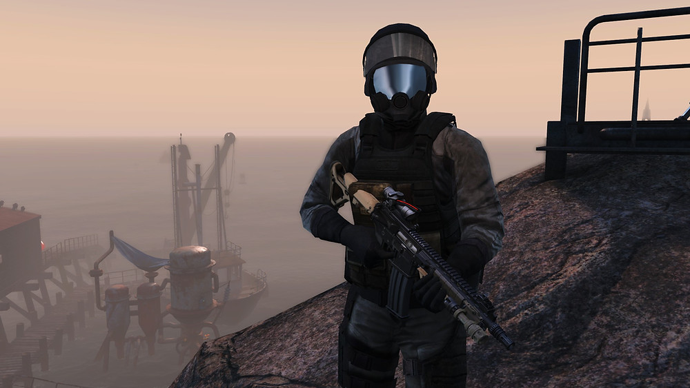 Resident Evil military equipement とか。