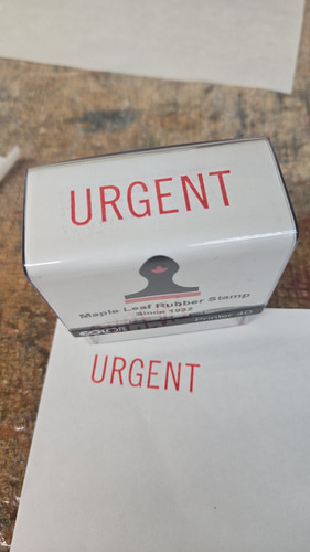 URGENT Stamp Printer 40 | mlrsl