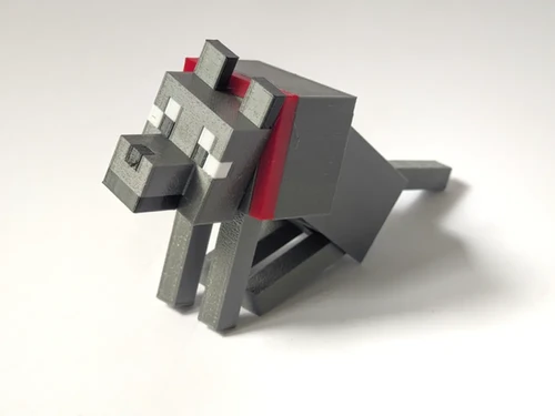 Articulated Minecraft Dog/Wolf | My Site