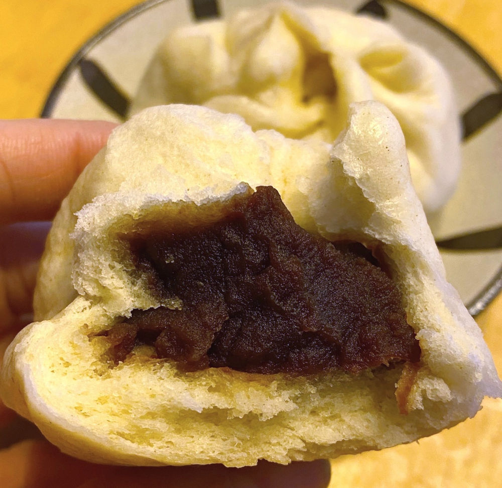 Steamed Bao/Baozi - Red Bean Paste