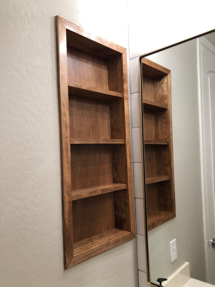 Bathroom Built in Shelf