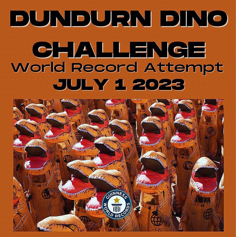 600+ Inflatable Dinosaur Costumed Record Breakers to descend on Dundurn ...