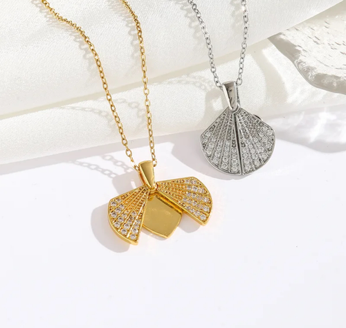 Sea Shell Necklace (SS001) | Bejewelled By Amirah