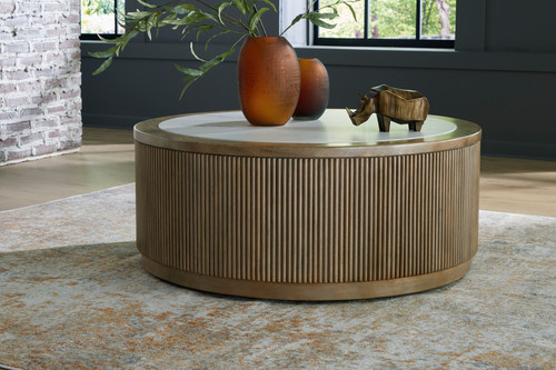 Camdill Round Cocktail Table | All American