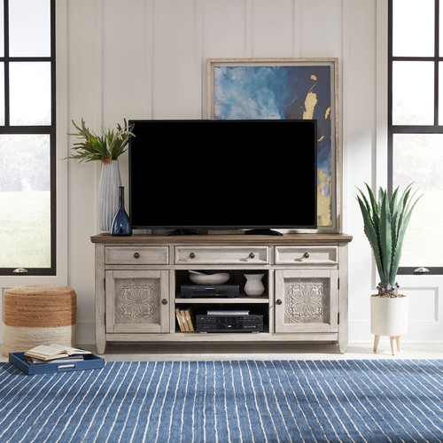 Heartland 66 Inch Tile TV Console | All American