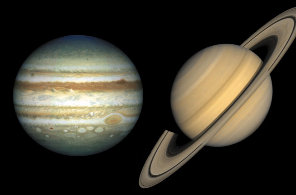 Saturn & Jupiter