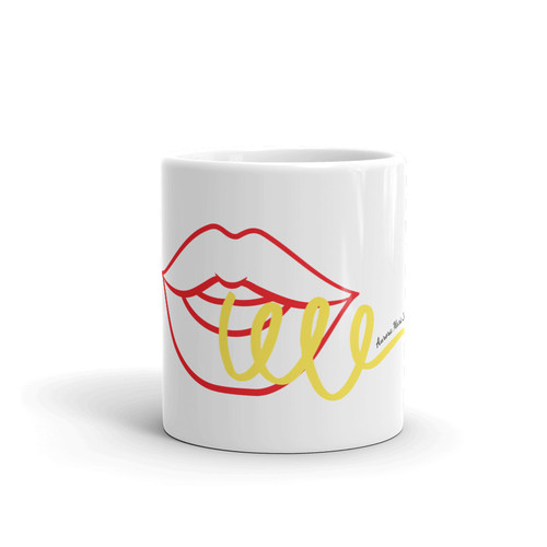 Lips & Spaghetti Mug | auroralopez