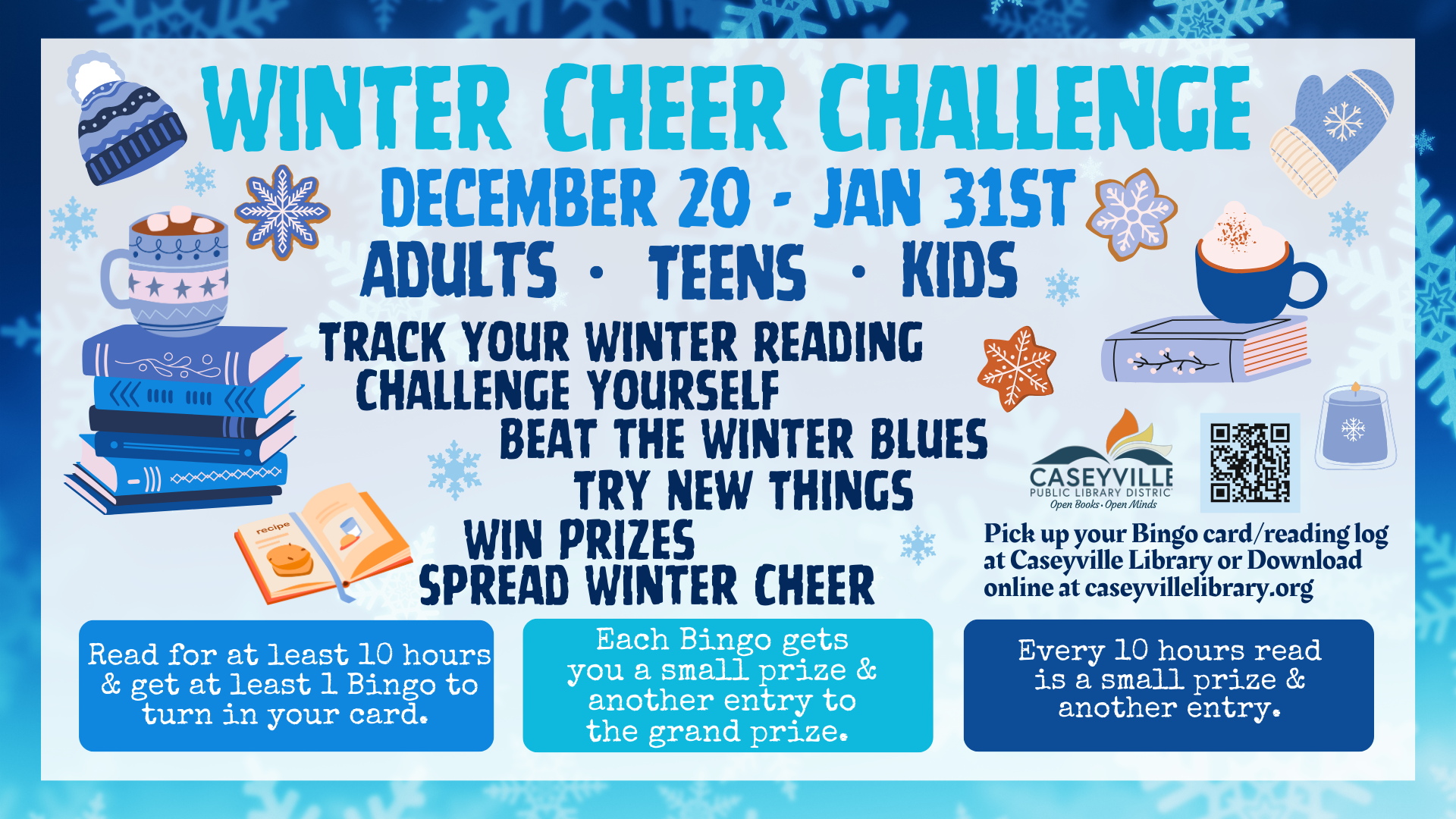 Winter Cheer Challenge | Caseyville Public Library District