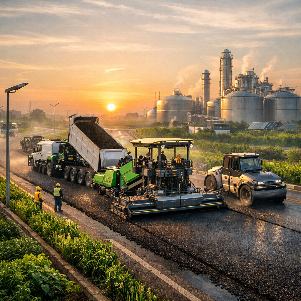 India is the first nation to generate bio-bitumen on a commercial scale