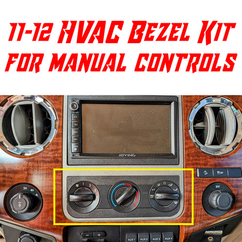 11-12 Manual HVAC Bezel Kit | swaphelper