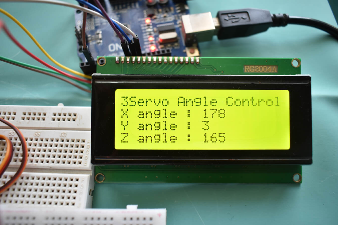 Arduino Based Gyroscope Accelerometer Controlled Servo Motor