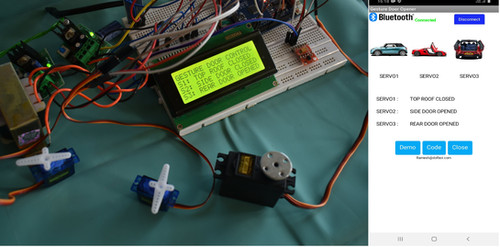Gesture Controlled Servo motor using apds-9960 | DOFBOT