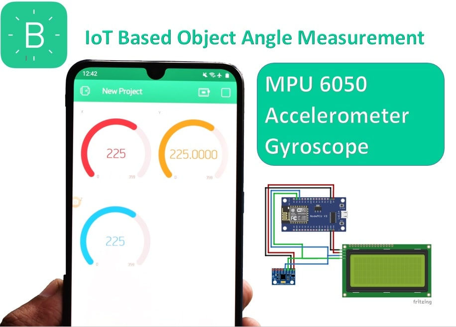 IoT Based Object Angle measure using MPU 6050 and Blynk