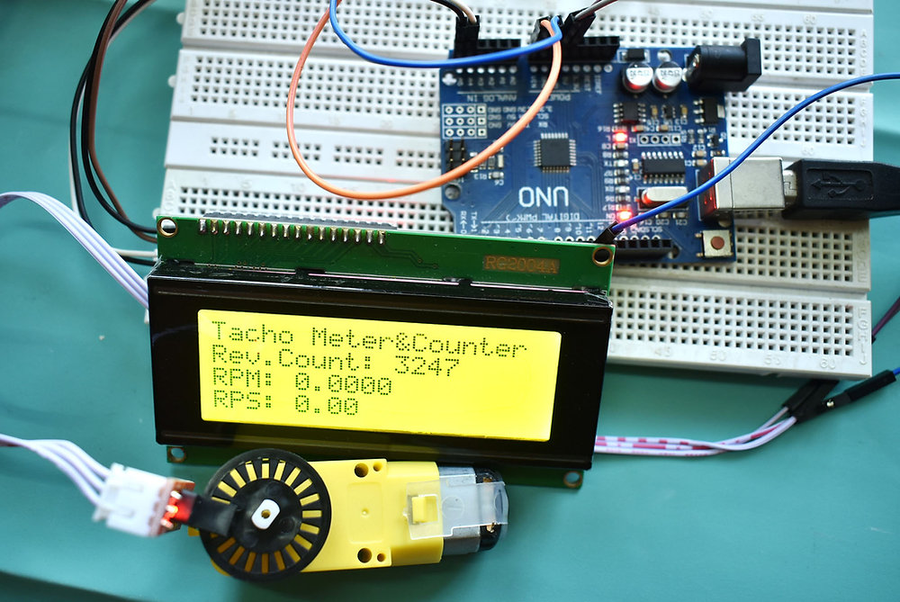 Rpm Measurement Using Optical Interrupter Switch