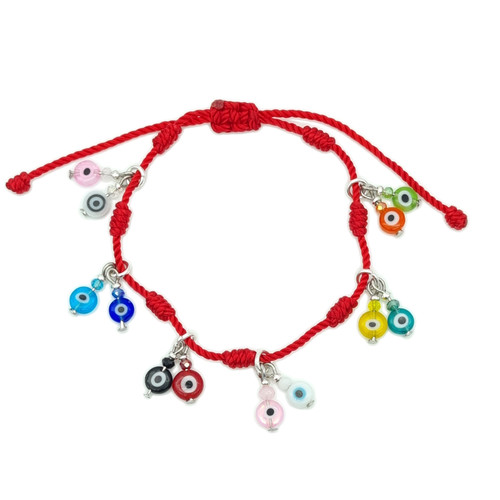 Pulsera 7 Nudos Ojos Turcos Protección y Buena Suerte | Devitare