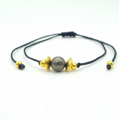 Pulsera Pirita Natural Original de 6mm | Abundancia | | Devitare