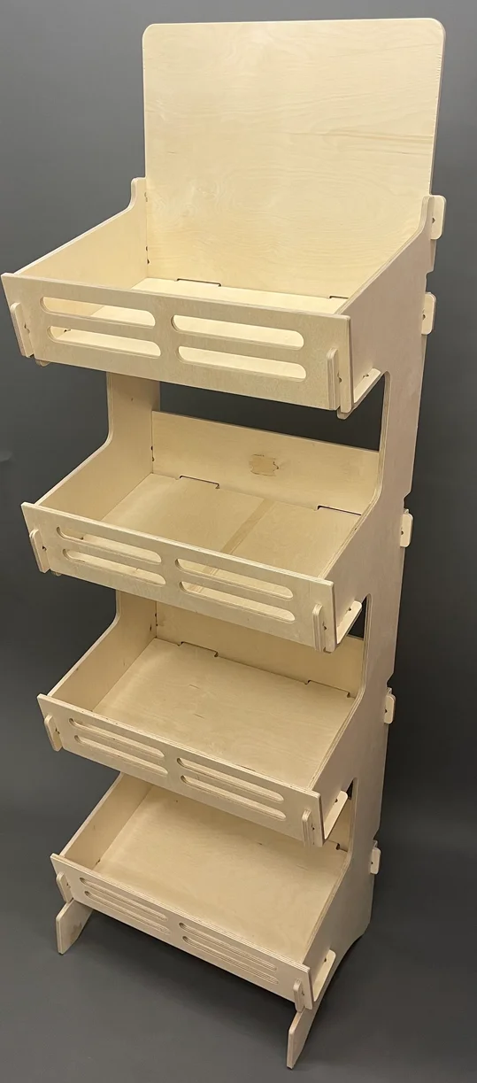 Flat Pack Retail Display FSDU | Acrylic Design