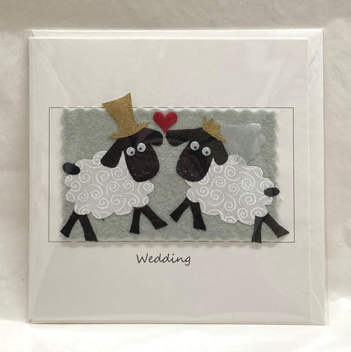 Sheep Wedding Card 2 | Stepping Stones