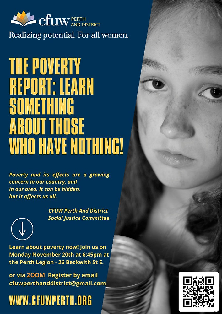 Poverty: It can hide but it affects everyone!