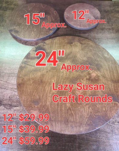 12" Lazy Susan | MadeByMonroeDesigns