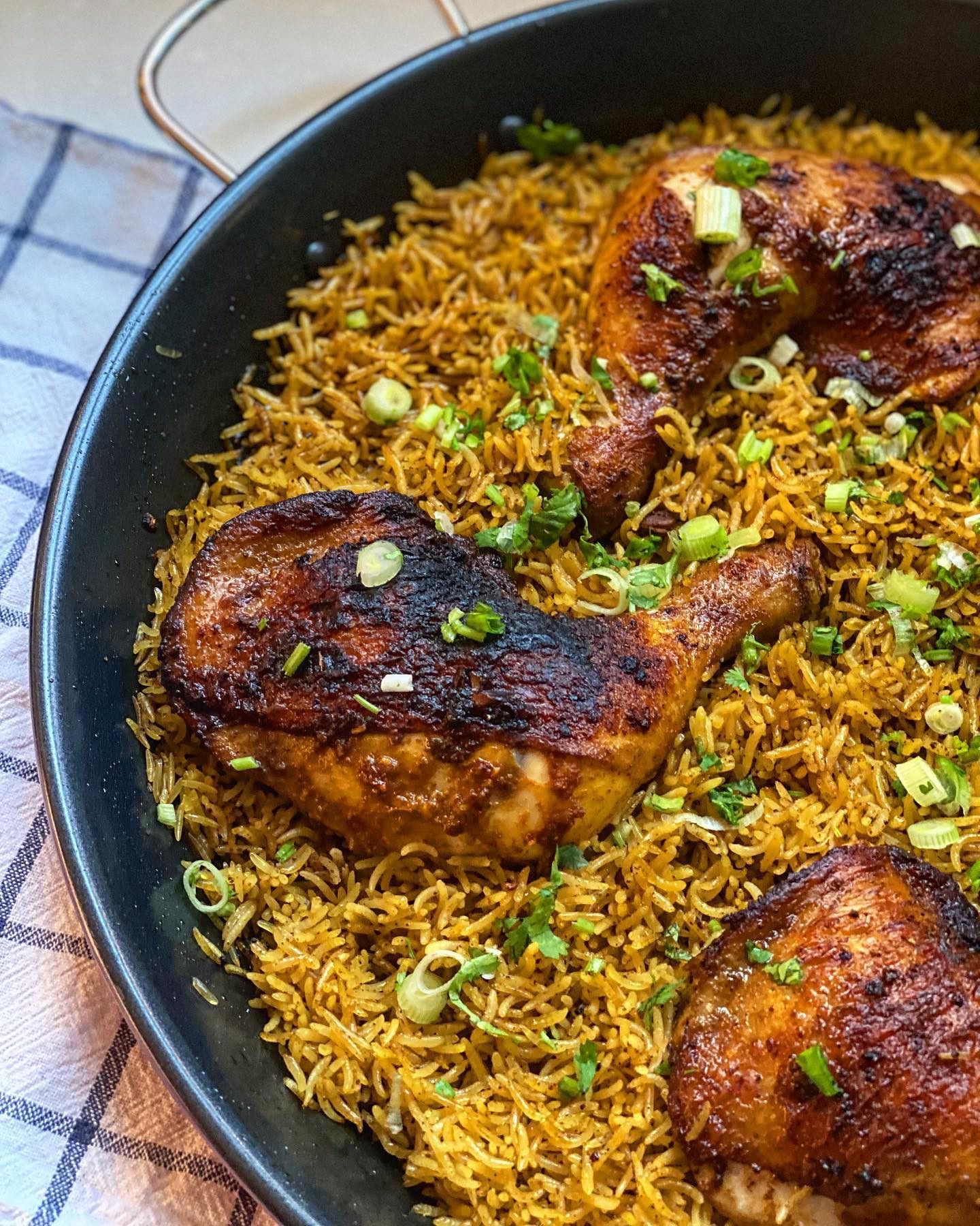 One-Pan Spiced Chicken Rice