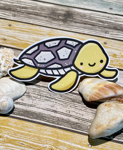 ‘Shelly” Weatherproof sticker | redcardinalcrafts