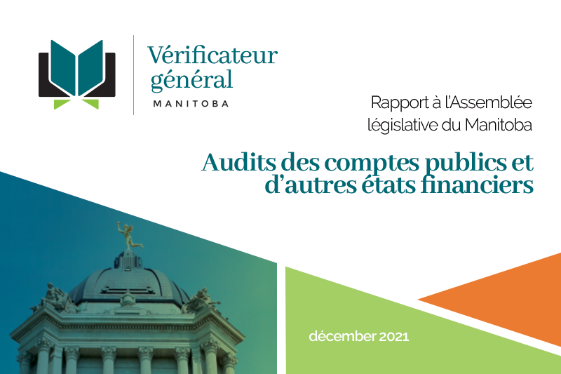 Audits des comptes publics et d’autres états financiers 2021