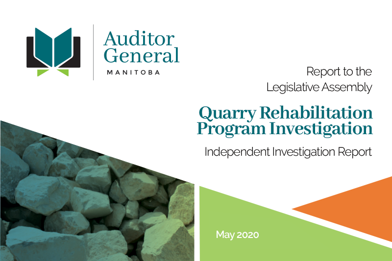 Quarry Rehabilitation Program Investigation 2020