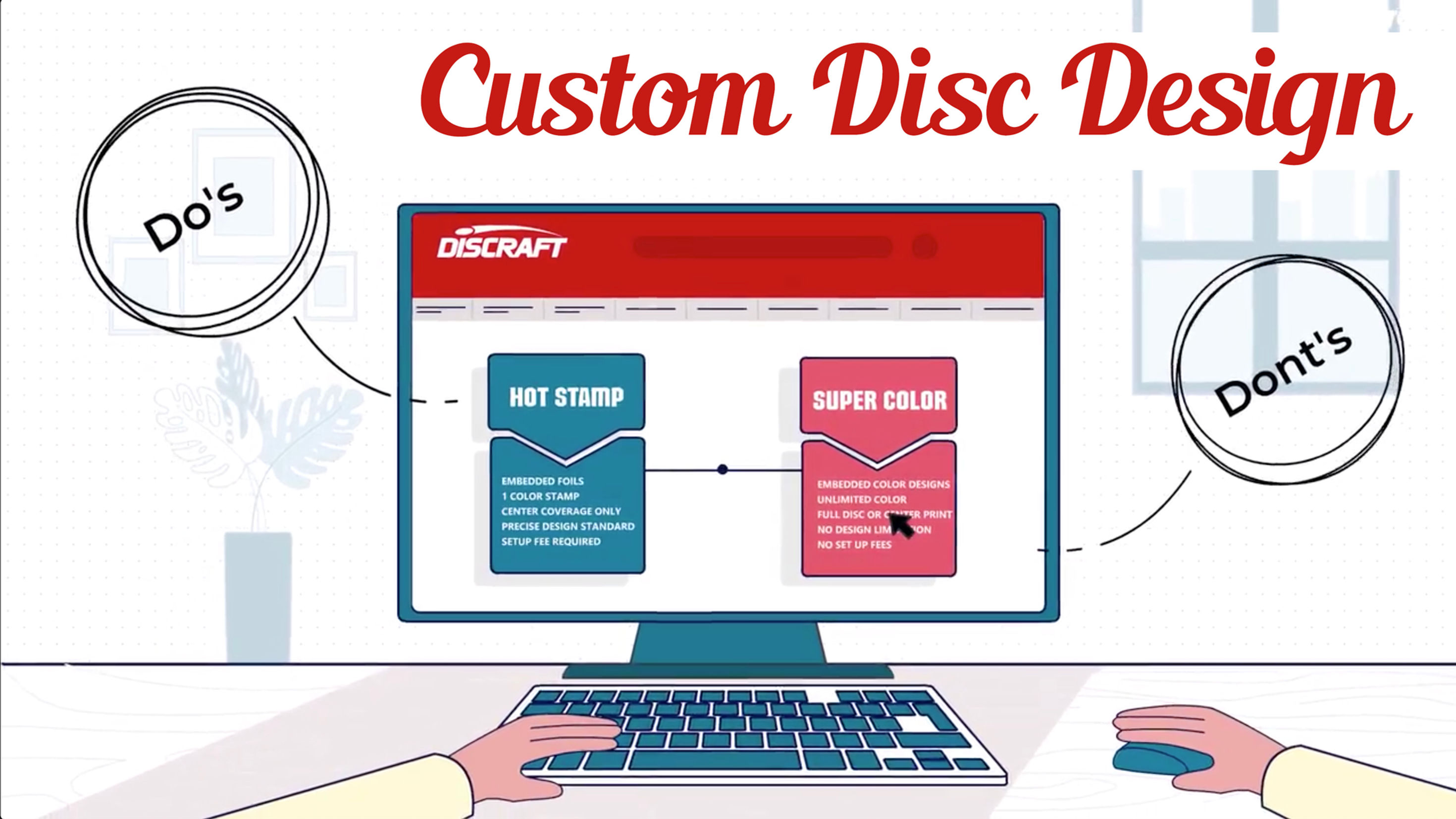 Custom Ultimate | Printing Options | Discraft Discs