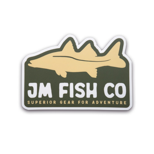 JM Logo Sticker - Green | JM FISH CO